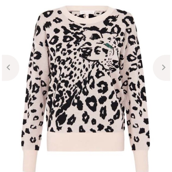 Rebecca Taylor | Sweaters | Rebecca Taylor Leopard Jacquard Pullover ...